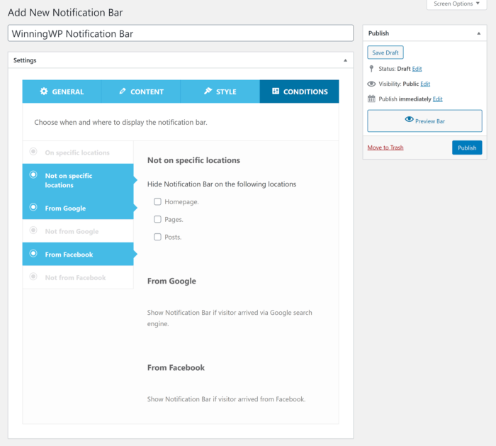 Top Six Best Drop-Down Notification Bar Plugins for WordPress